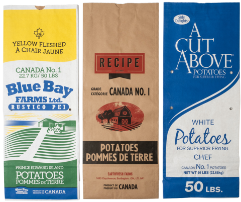 Paper Potato Bags - PEI Bag Co.